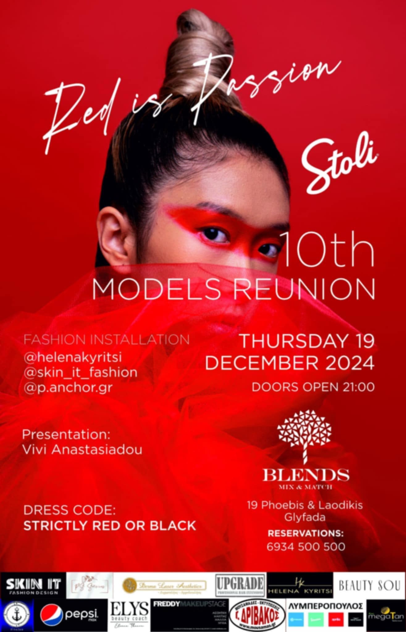 RED IS PASSION! 10th Models Reunion - Estetica Hellas